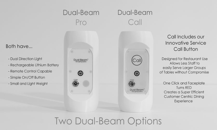 Dual Beam Umbrella & Table Light System – FUEL Lighting Systems