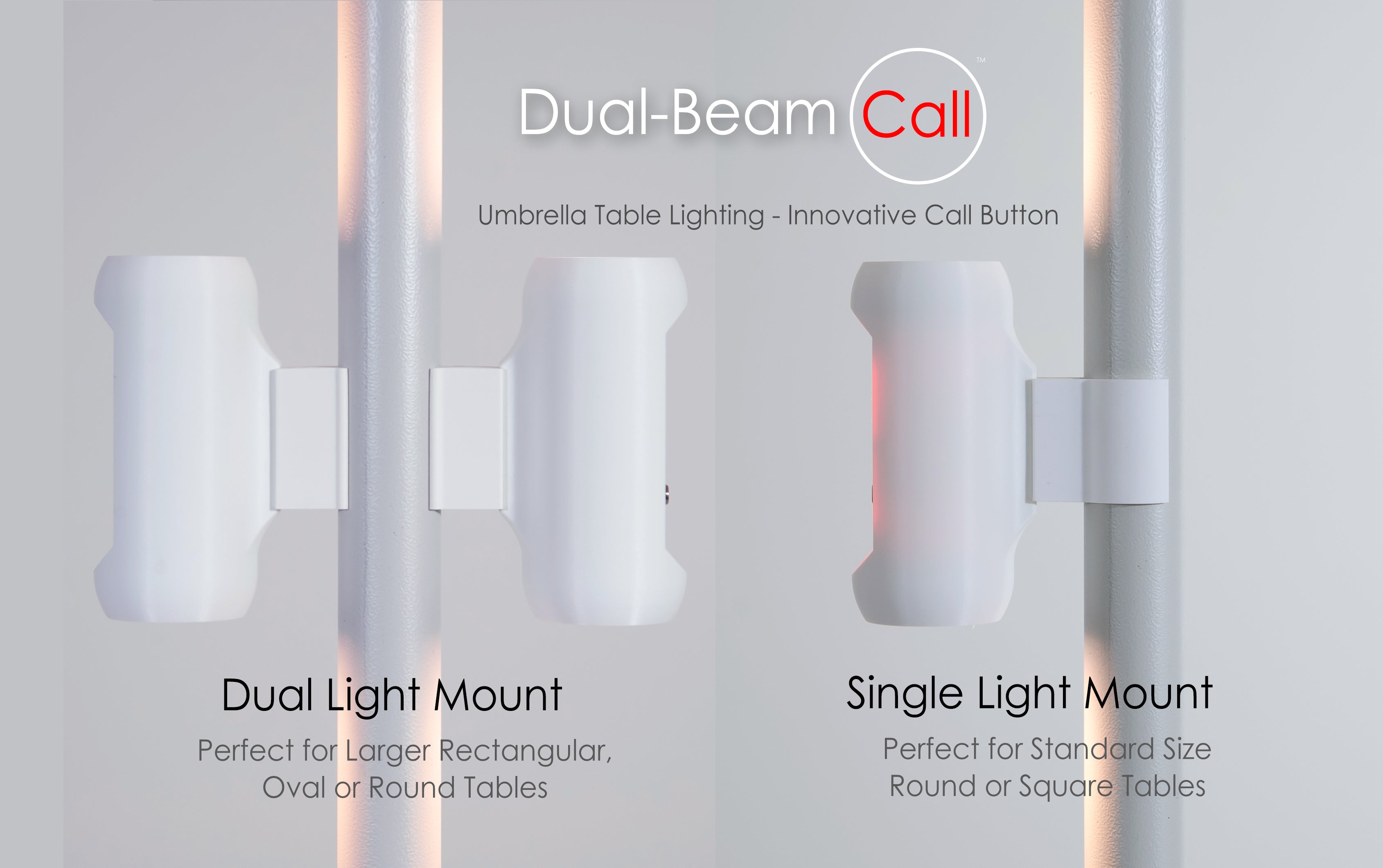Dual Beam Umbrella & Table Light System – FUEL Lighting Systems