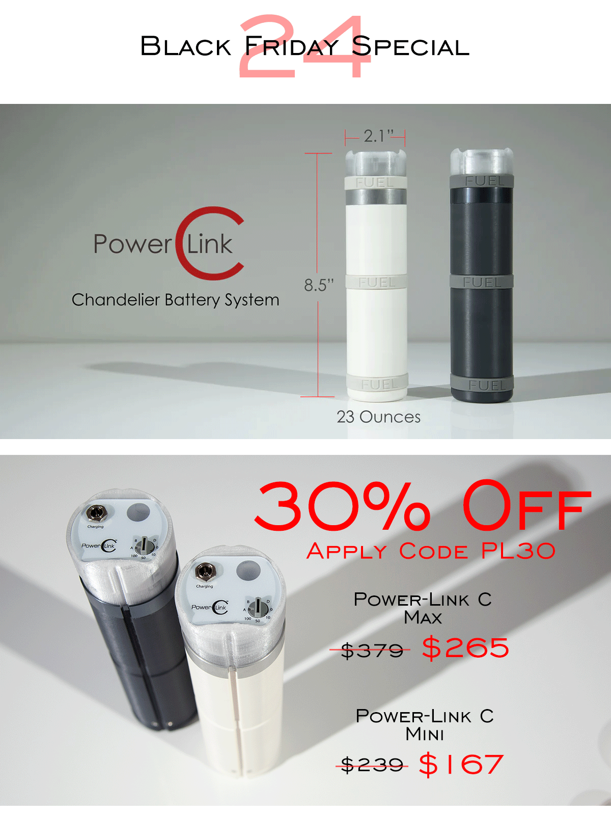 Power-Link C Chandelier Battery System – FUEL Lighting Systems