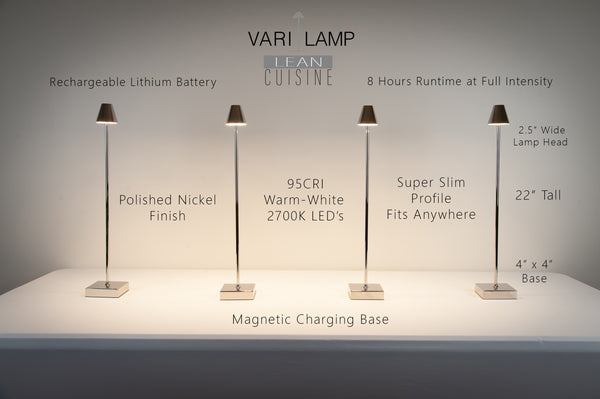 Vari-Lamp LEAN Cuisine Wireless Lamp – FUEL Lighting Systems