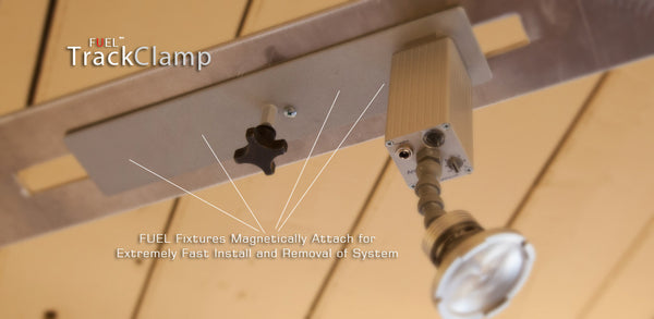 Air Wall Track Clamp – FUEL Lighting Systems